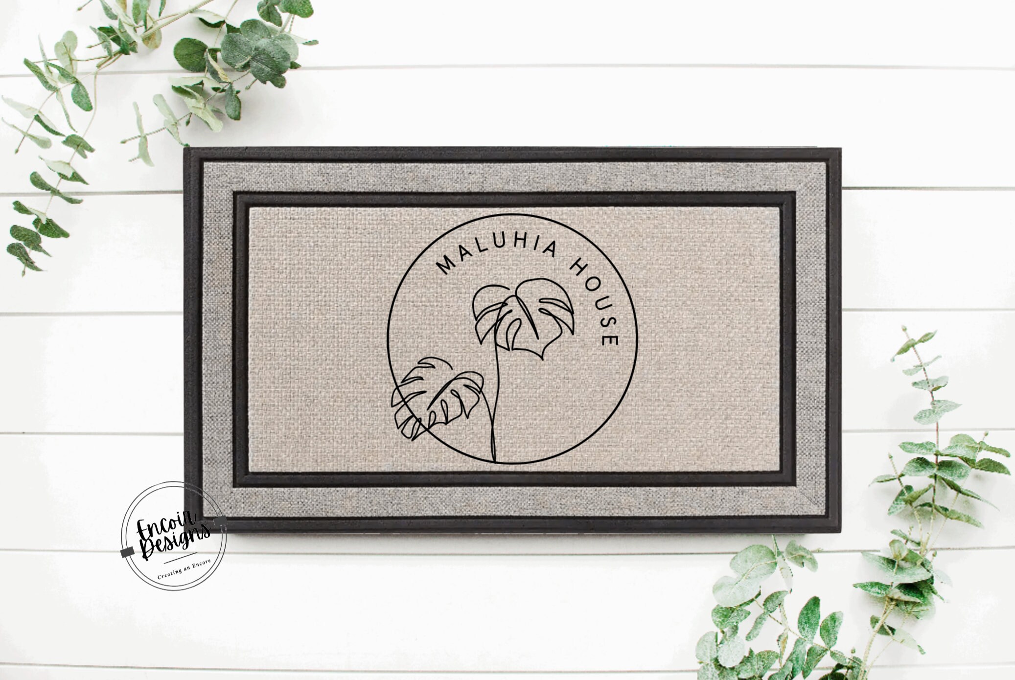 Custom Business Logo Door Mat Your Text Here Personalized - Etsy