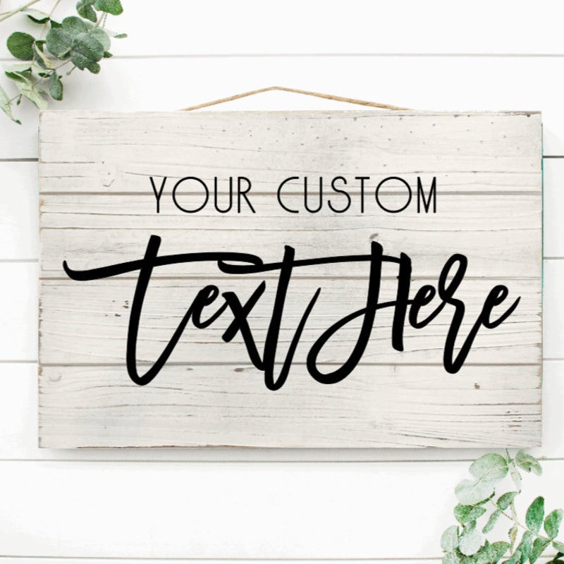 Custom Wood Signs - Etsy