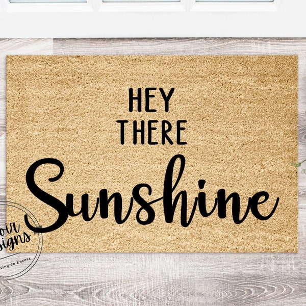 Hey There Door Mat - Etsy