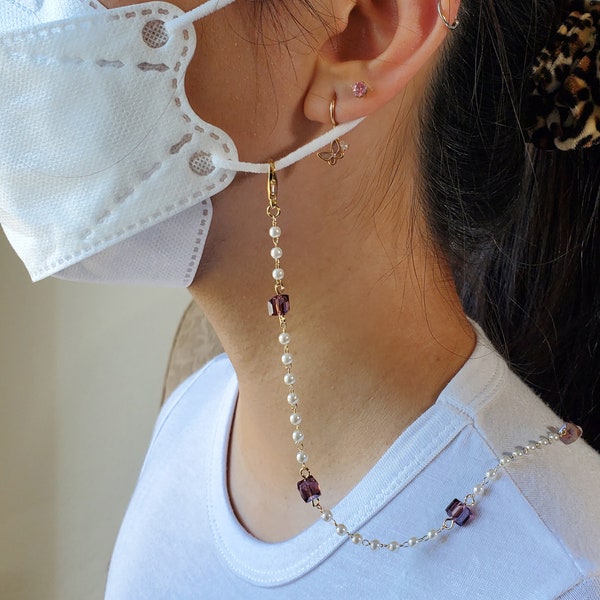 Mask Holder Necklace - Etsy