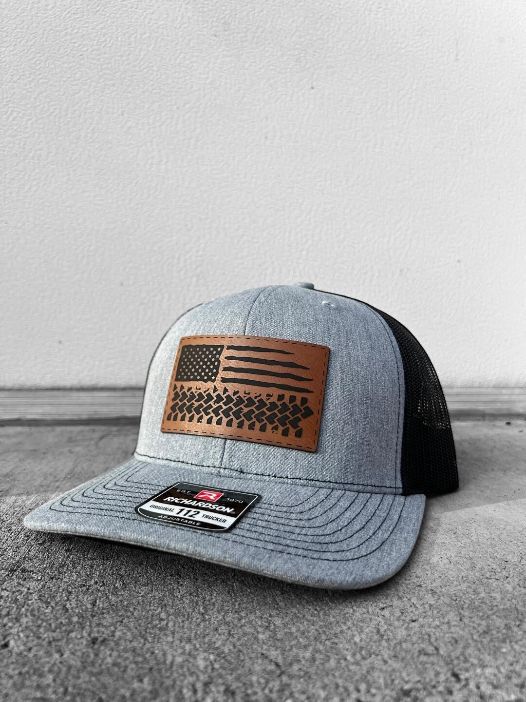 American Flag Tire Tread Hat - Etsy