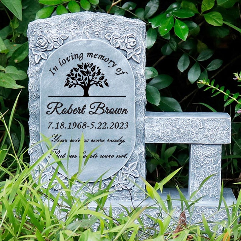 Memorial Garden Stone - Etsy
