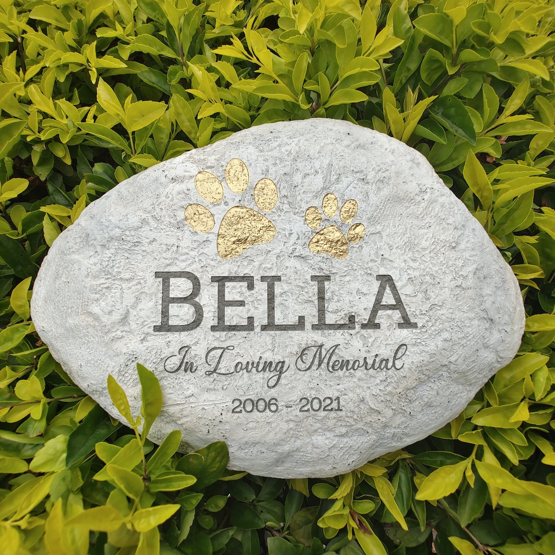 Personalized Pet Memorial Stone,pet Grave Stone,pet Memorial,memorial ...