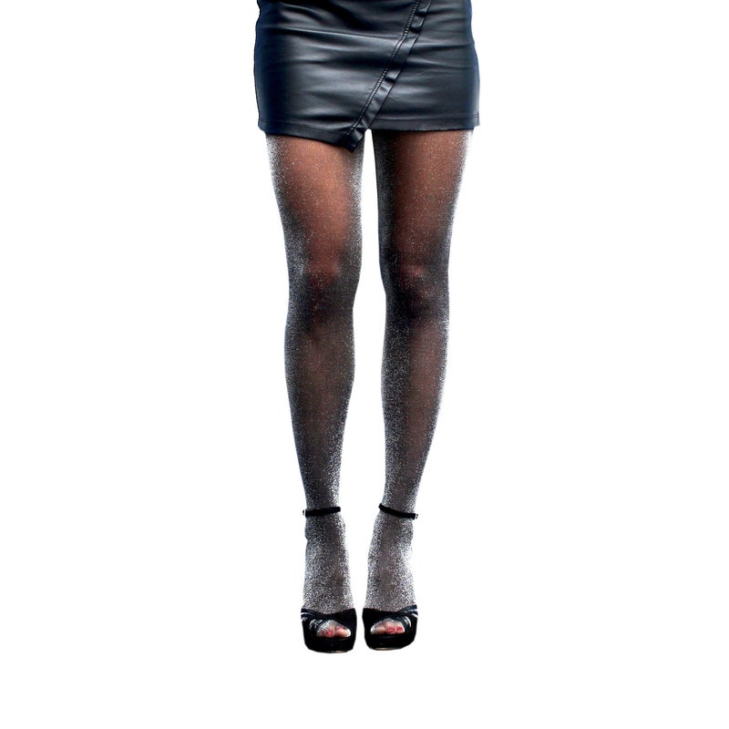 Shiny Metallic Pantyhose - Etsy