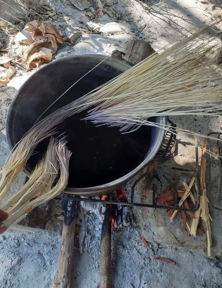 Black/natural Handmade Mexican Jipi Japa Fan - Etsy