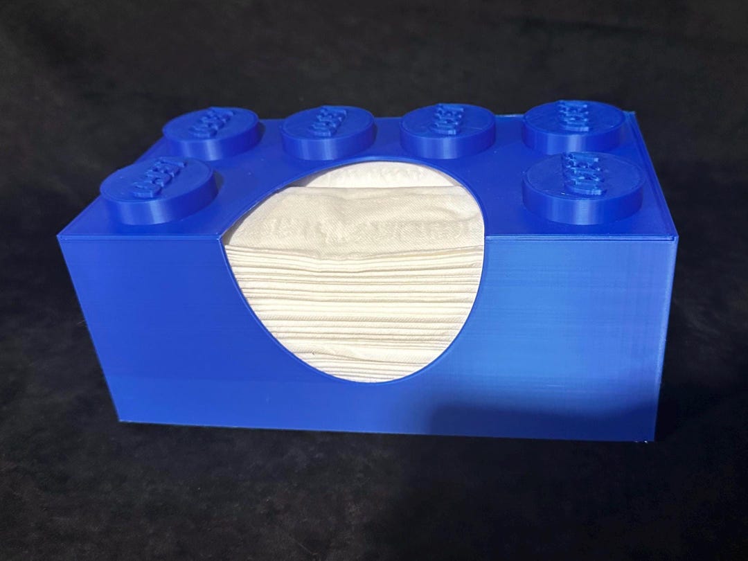Lego Brick Tissue Box Cover - Etsy