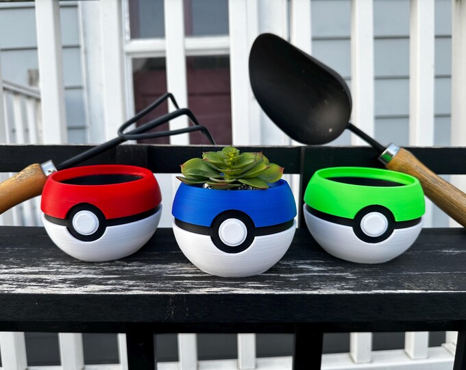 Pokeball Pen/pencil Holder Pokemon Inspired - Etsy