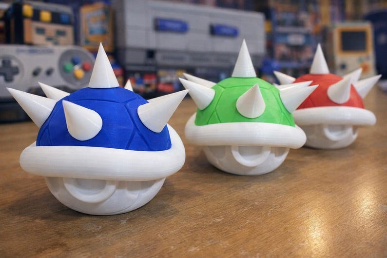 Retro Game–inspired Spiked Turtle Shell - Etsy