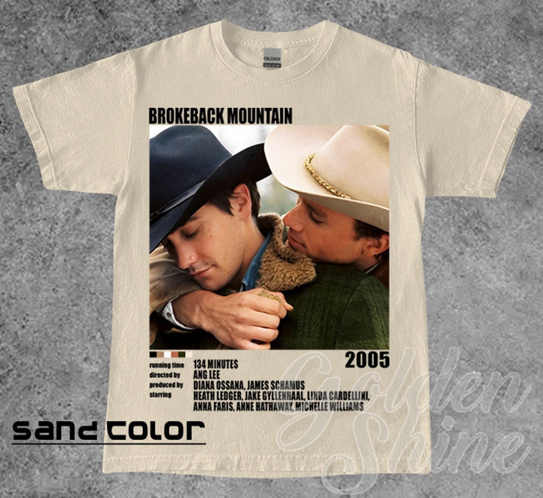Inspired Movie Poster Shirt Brokeback Mountaint-shirt Retro 90's Movie ...