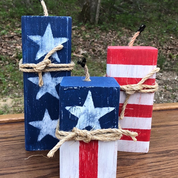 4th of July Wooden Decor - Etsy