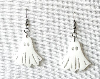 Small Ghost Earrings - Etsy