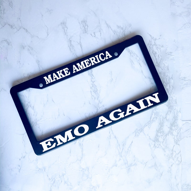 Emo License Plate Covers - Etsy