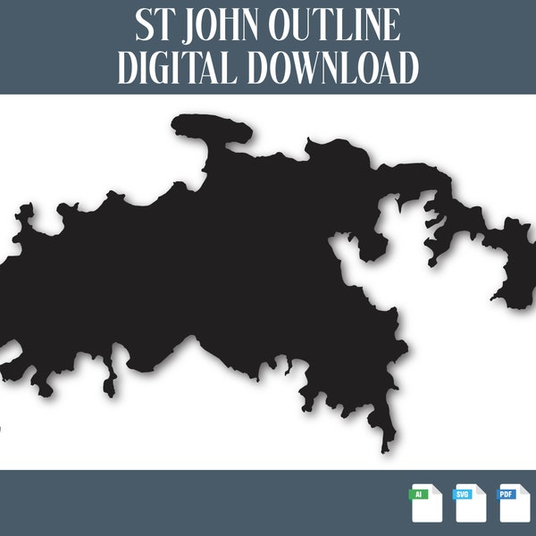 St John Usvi Outline - Etsy UK
