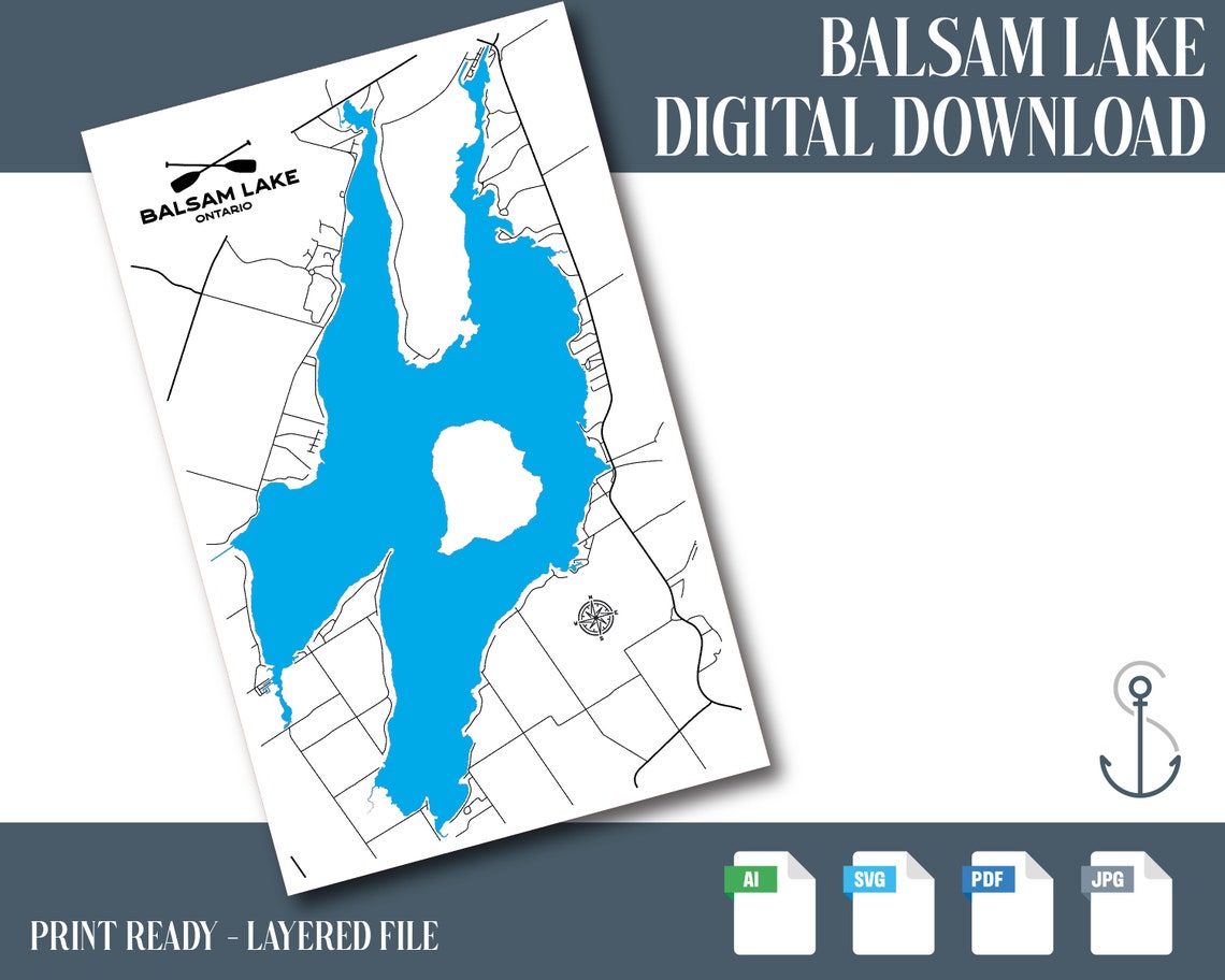 Custom Lake Map File, Lake SVG, Island SVG, Instant Download, Laser ...