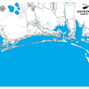 Crystal Coast Map File, North Carolina SVG, Instant Download, Laser ...