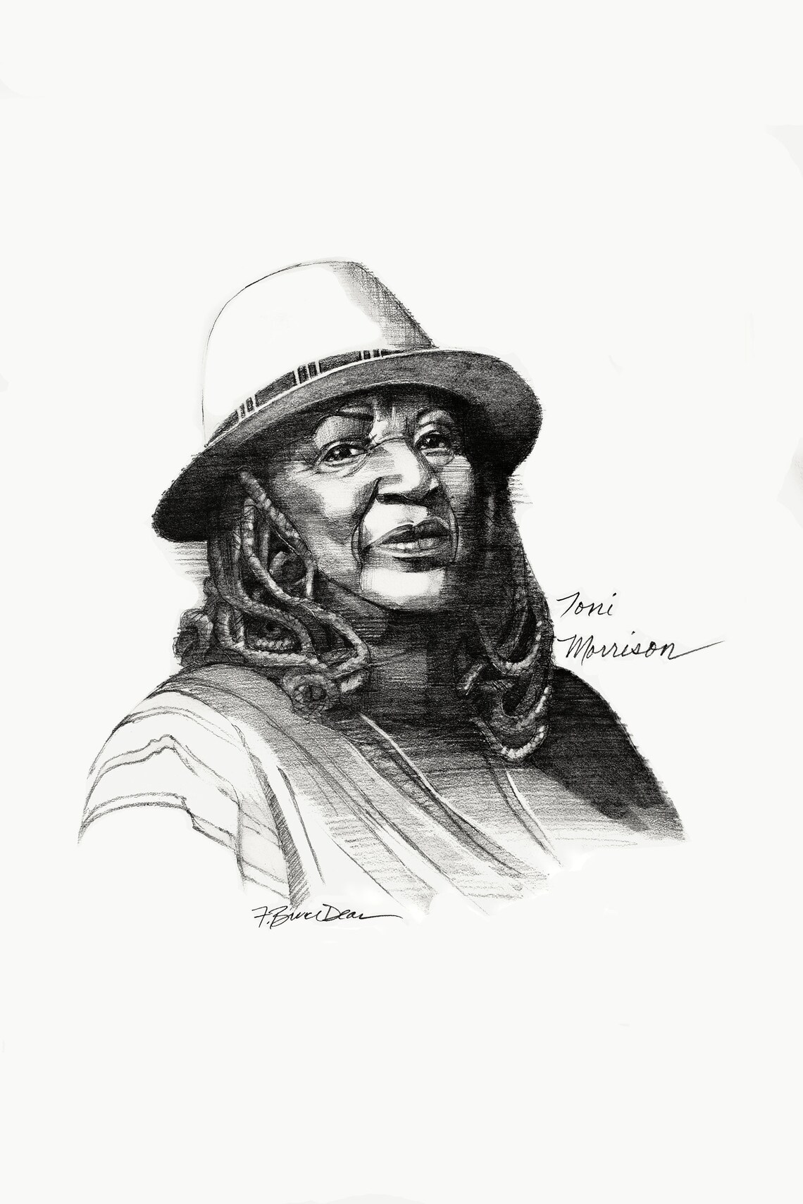 Toni Morrison Portrait, Art Print - Etsy