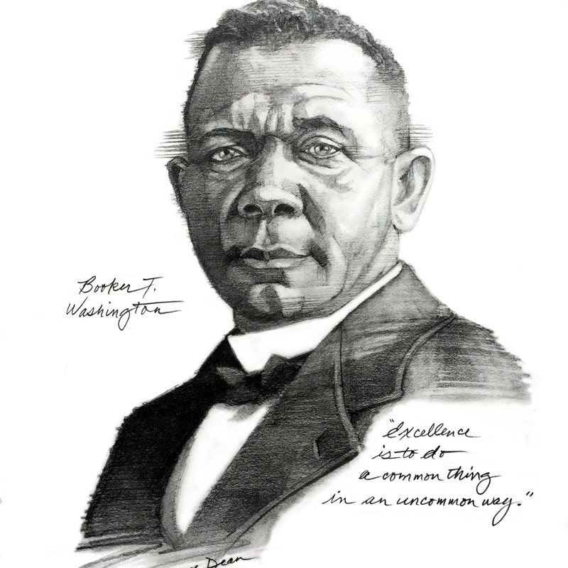 Booker T Washington - Etsy