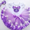 Infant Birthday Girl Outfit, 4th Birthday Outfit Set, Birthday Tutu Set ...