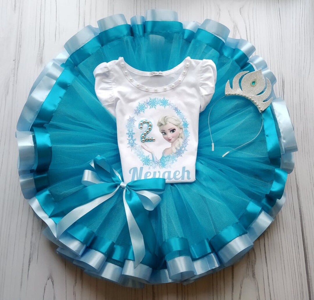 Blue Princess Dress, Sweet 1st Bday Dress, Birthday Outfit for Baby ...