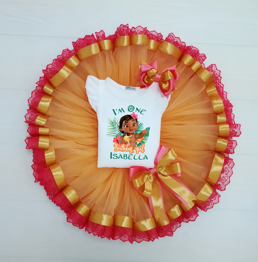 I Am One Tulle 1st Birthday Tutu Set Sweet Cartoon Print - Etsy