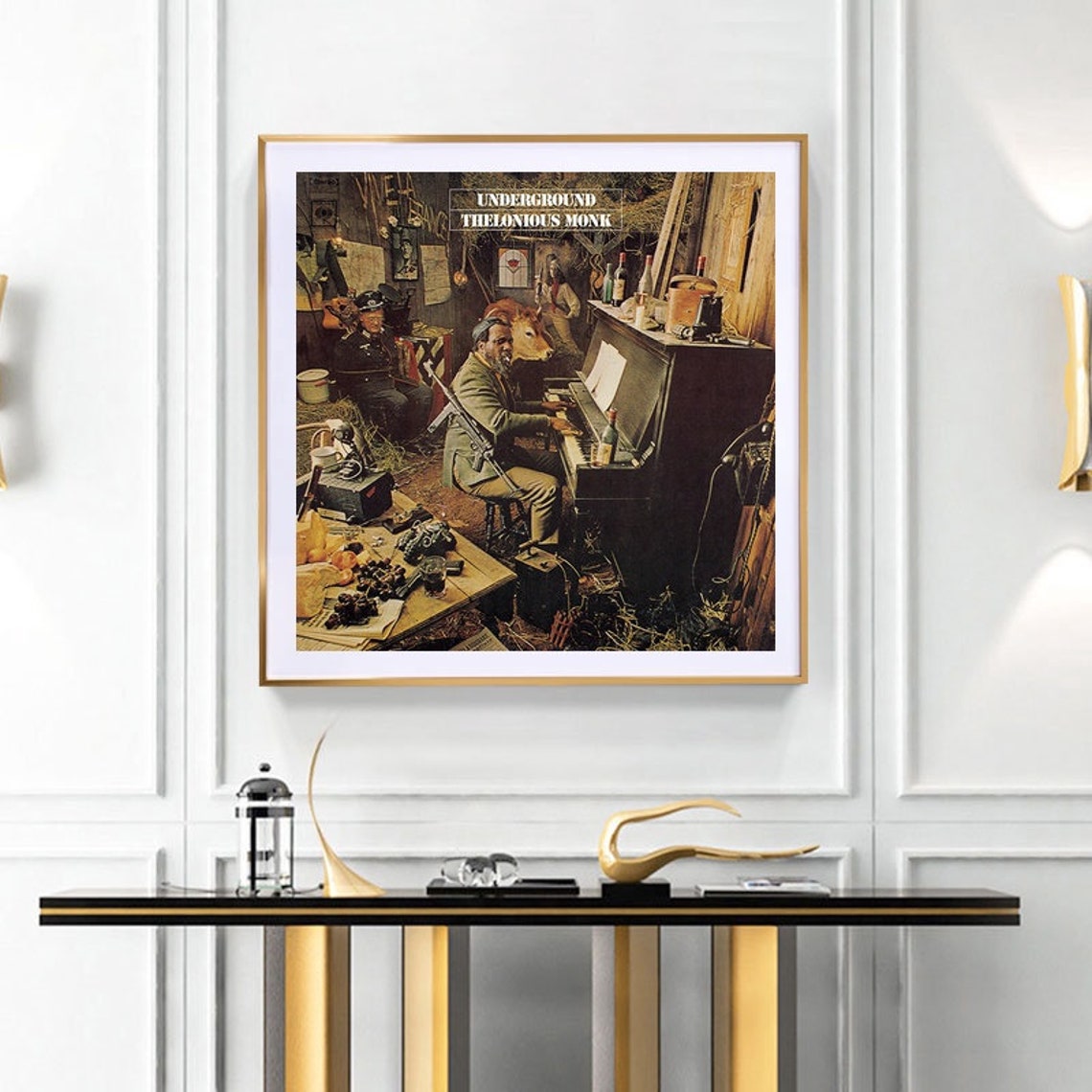 Thelonious Monk Underground Poster Album Cover Canvas Painting | Etsy