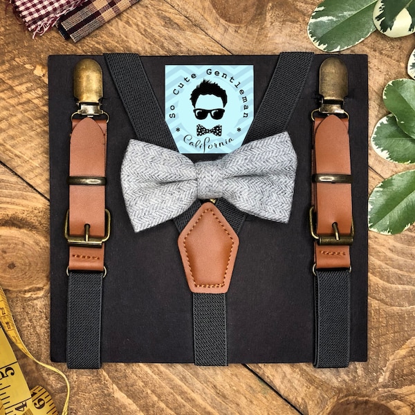Bow Tie Suspenders - Etsy