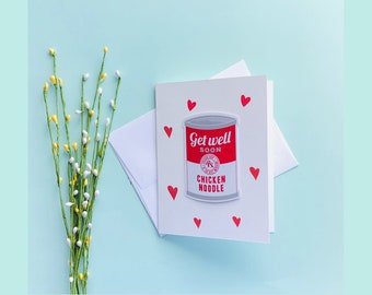 Chicken Get Well Card - Etsy