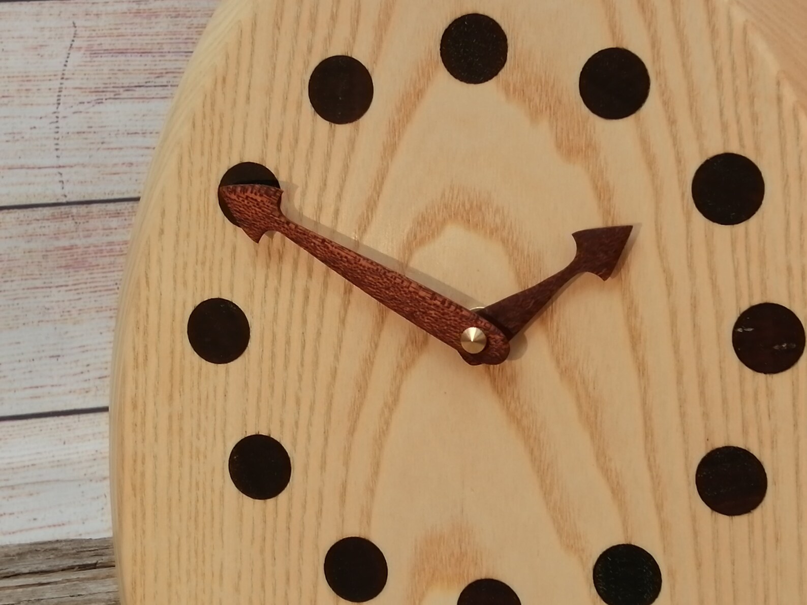 Clock Wooden Clock Ash Clock Free Standing Clock - Etsy