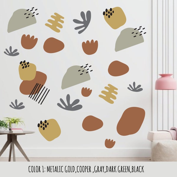 Abstract Wall Decal - Etsy