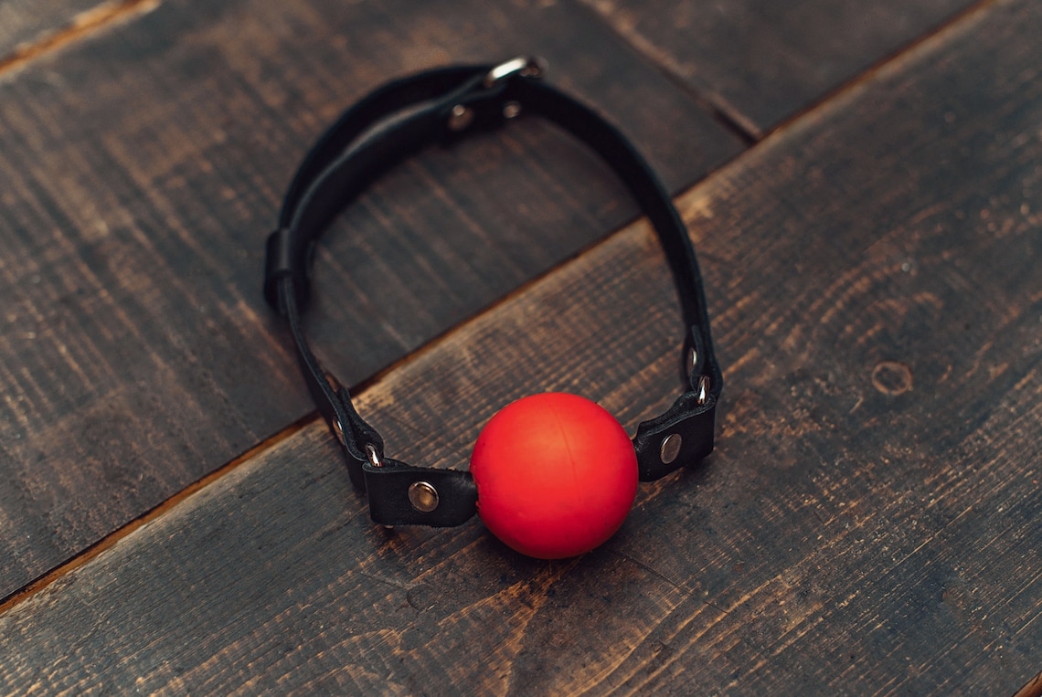 Ball Gag For Submissives Bdsm Gag Bondage Gag Bdsm Gear For Etsy Denmark