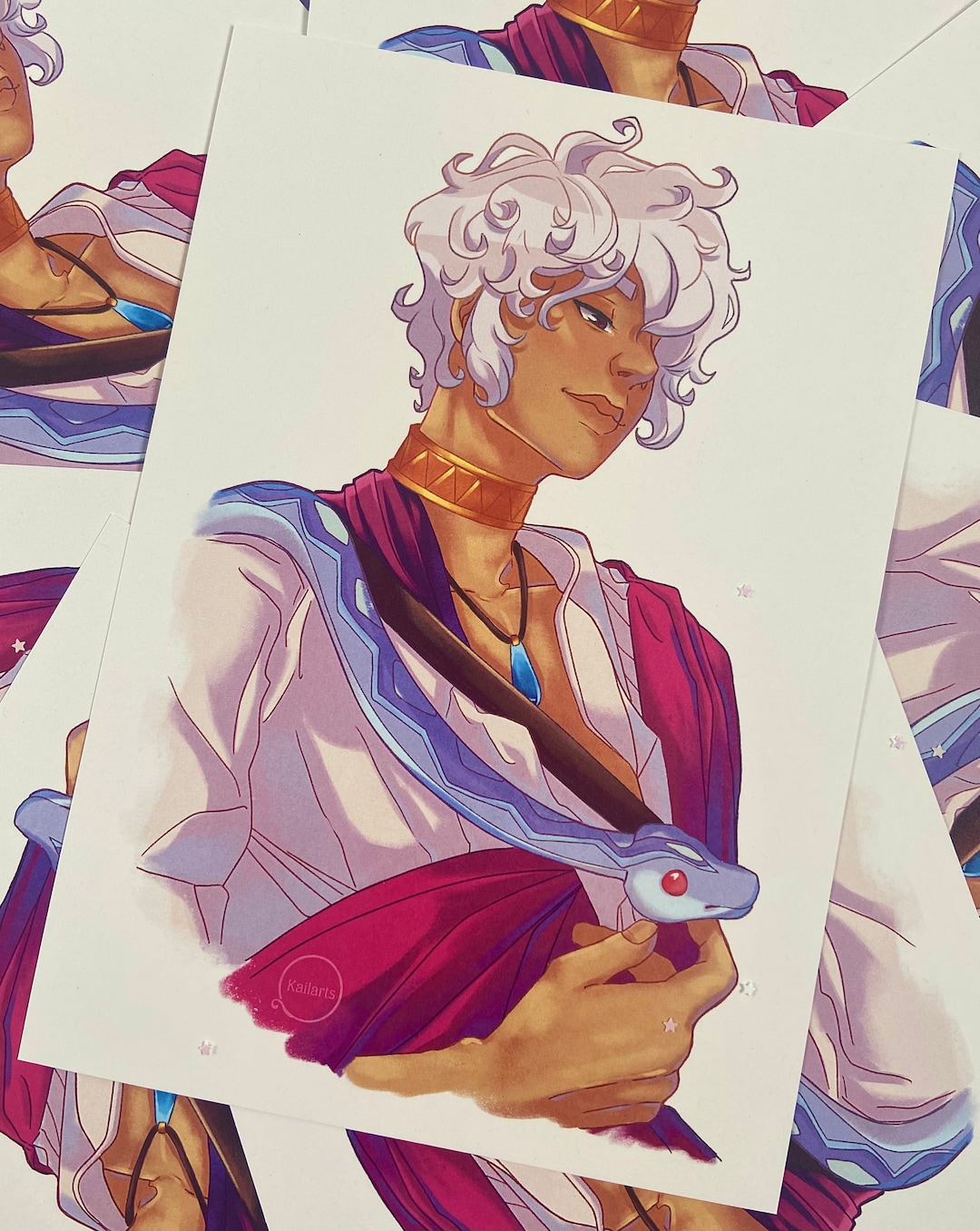 The Arcana: Asra & Faust Print - Etsy