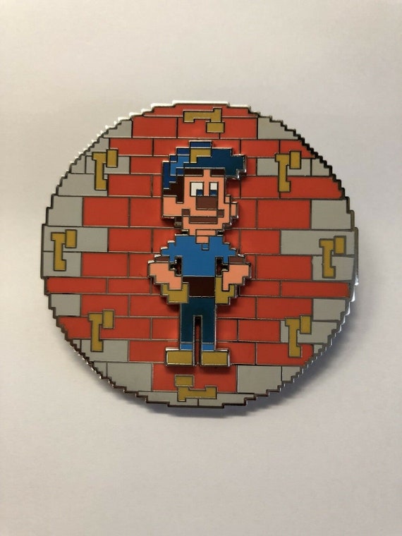 Wreck It Ralph Felix 8-bit Brick Wall Game Fantasy Pin LE 35 | Etsy