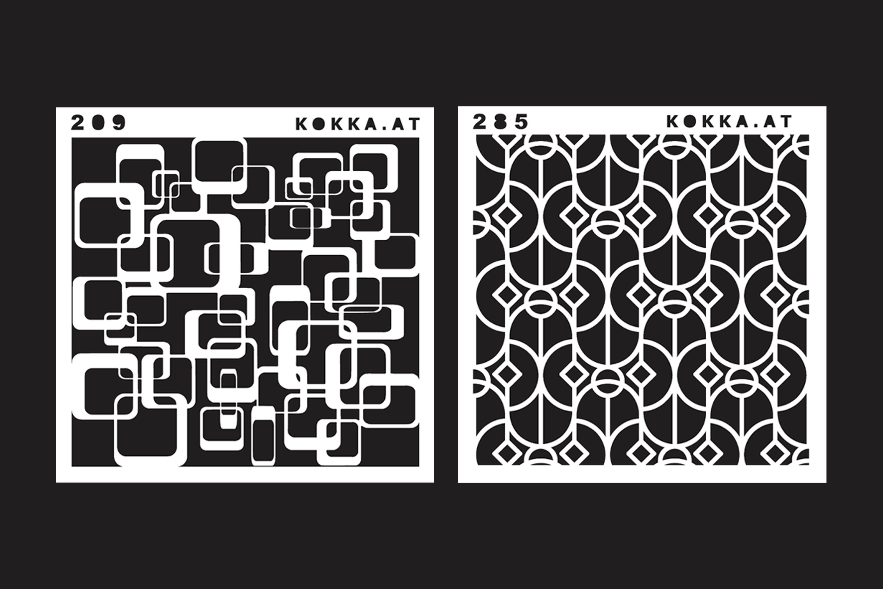 Plastic Stencil Big & Small Sizes With Geometric Pattern - S21 - Etsy