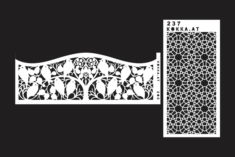 Plastic Stencil Big & Small Sizes - S12 - Etsy
