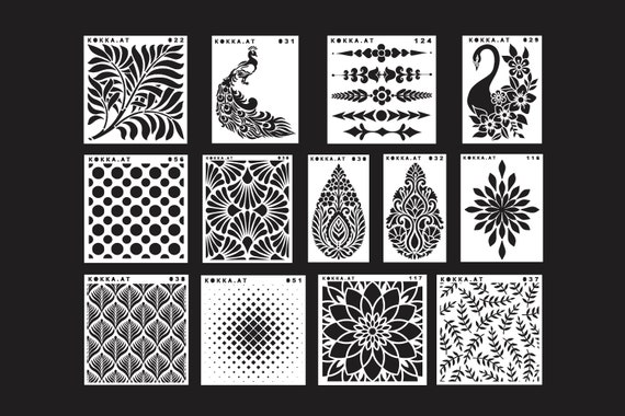 Plastic Stencil Big & Small Sizes S10 - Etsy