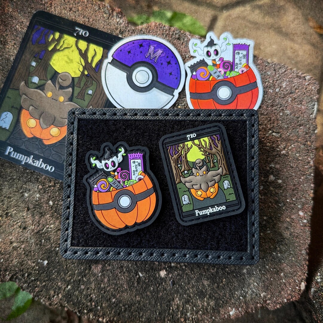 Dmg’s Mystic Halloween Pokémon Patch Set - Etsy
