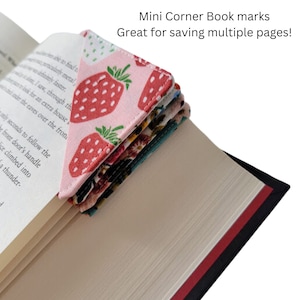 Mini Corner Bookmark Small Book Mark Made With Popular Rifle Paper ...