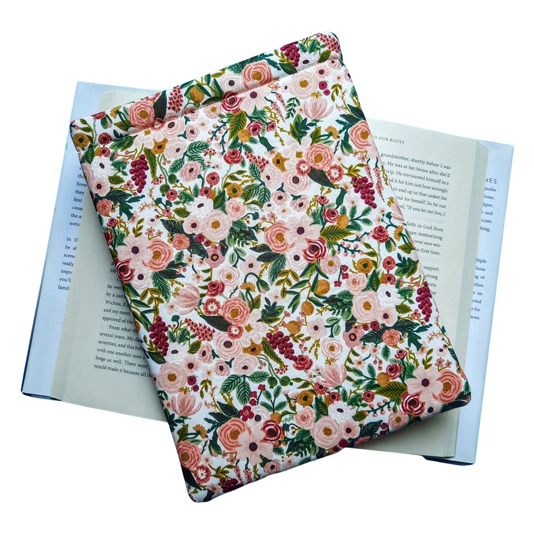 Book Sleeve for Books, Padded Book Sleeve, Rifle Paper Co Book Sleeve ...