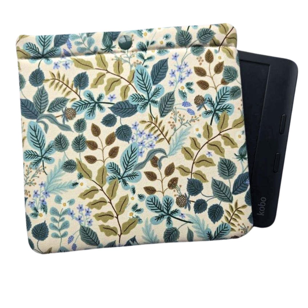 Botanical Kobo Sleeve: Rifle Paper Co. Padded Case With Snap Closure - Etsy