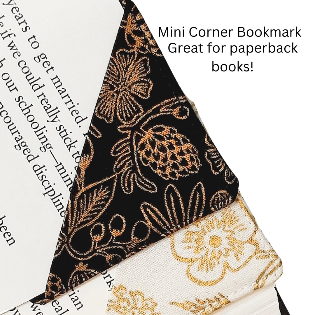 Mini Corner Bookmark Small Book Mark Made With Popular Rifle Paper ...