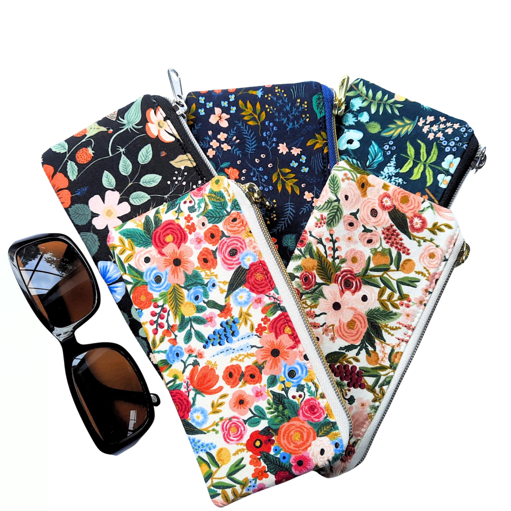 Rifle Paper Co. Padded Zipper Pouch: Sunglasses Soft Case, Glasses ...