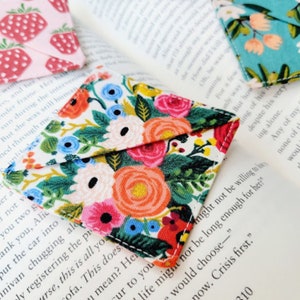 Mini Corner Bookmark Small Book Mark Made With Popular Rifle Paper ...