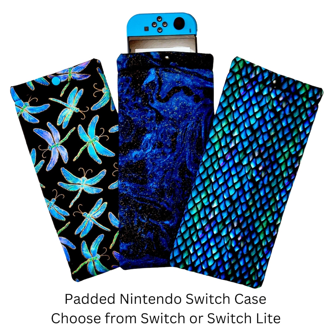 Nintendo Switch Carrying Case or Switch Lite Case, Padded Pouch, Fits ...