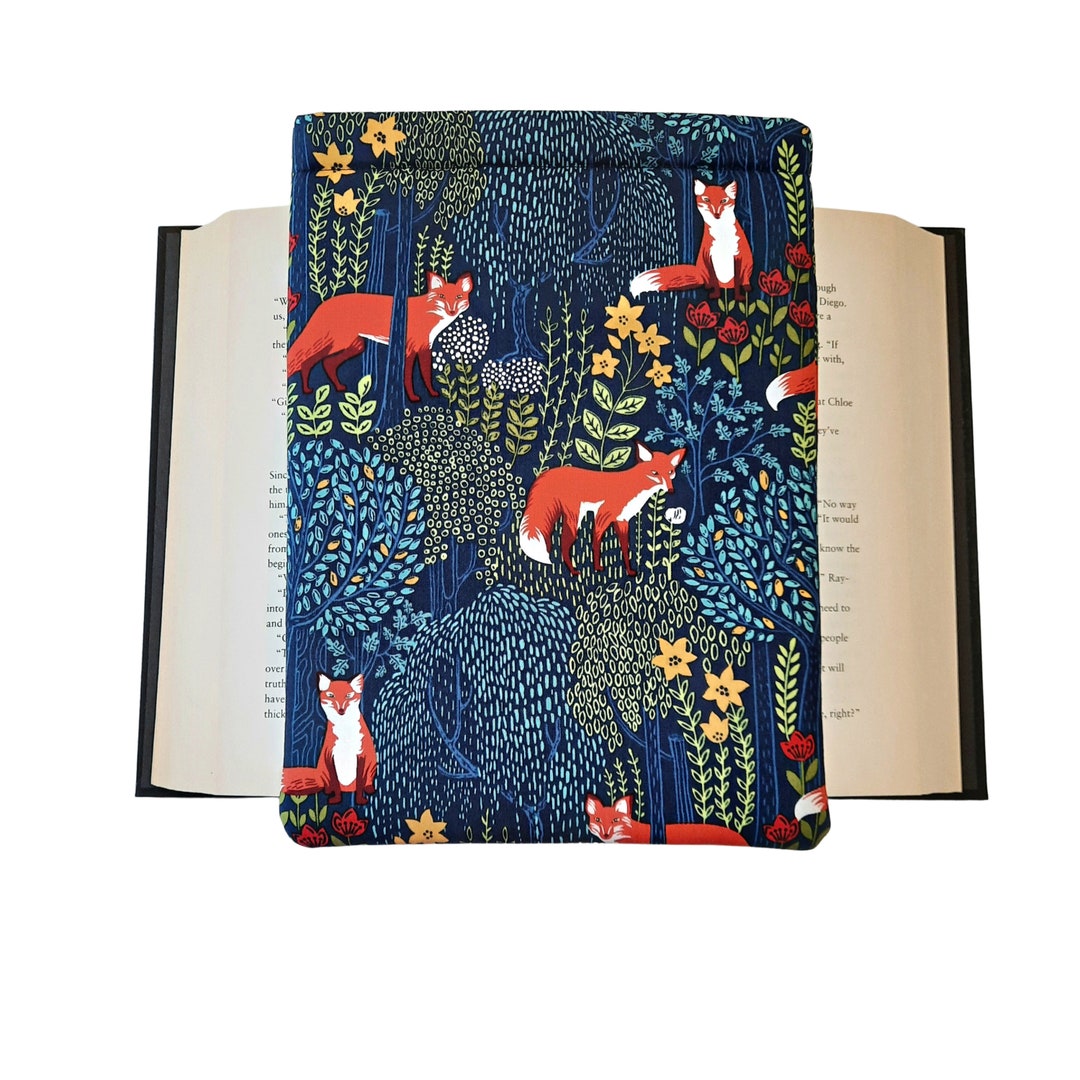 Padded Book Sleeve, Book Cover, Book Pouch, Book Protector, Book Bag ...