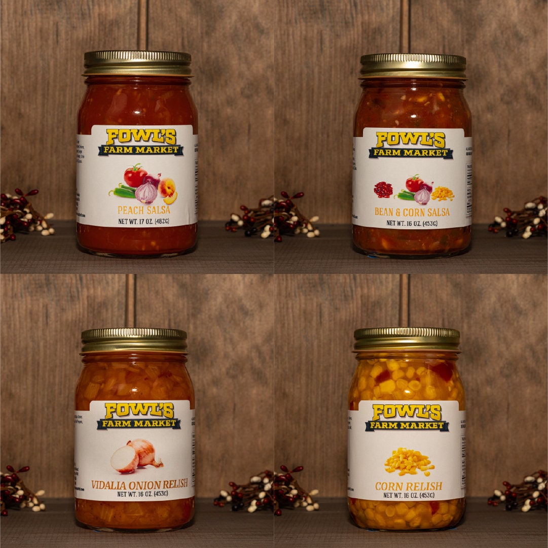 Personalized 4 Pack Sampler, Your Choice of Four Jellies, Conserves ...