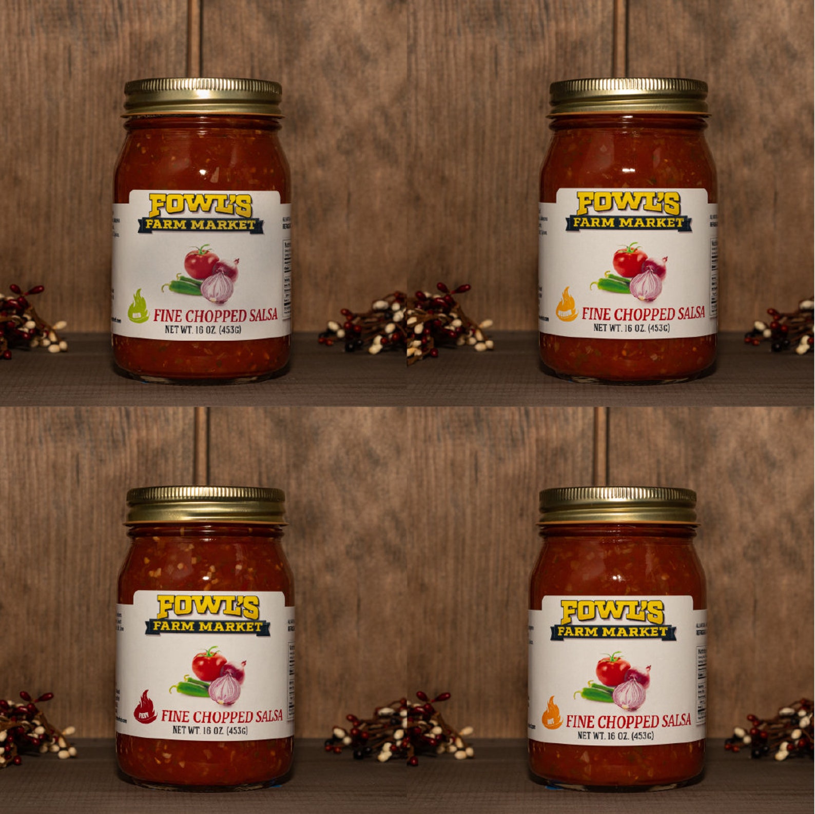 Personalized 4 Pack Sampler, Your Choice of Four Jellies, Conserves ...