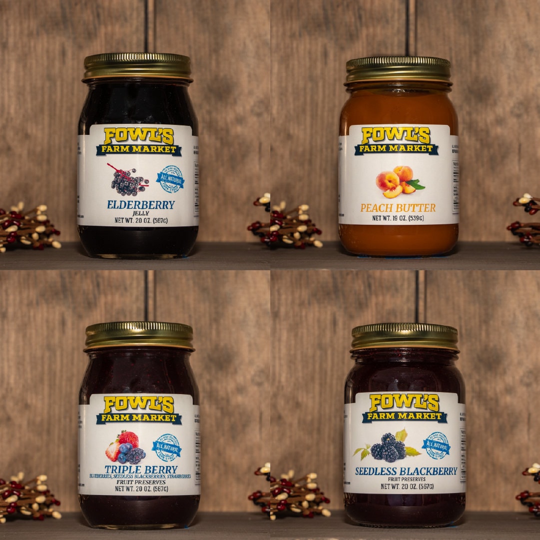 Personalized 4 Pack Sampler, Your Choice of Four Jellies, Conserves ...