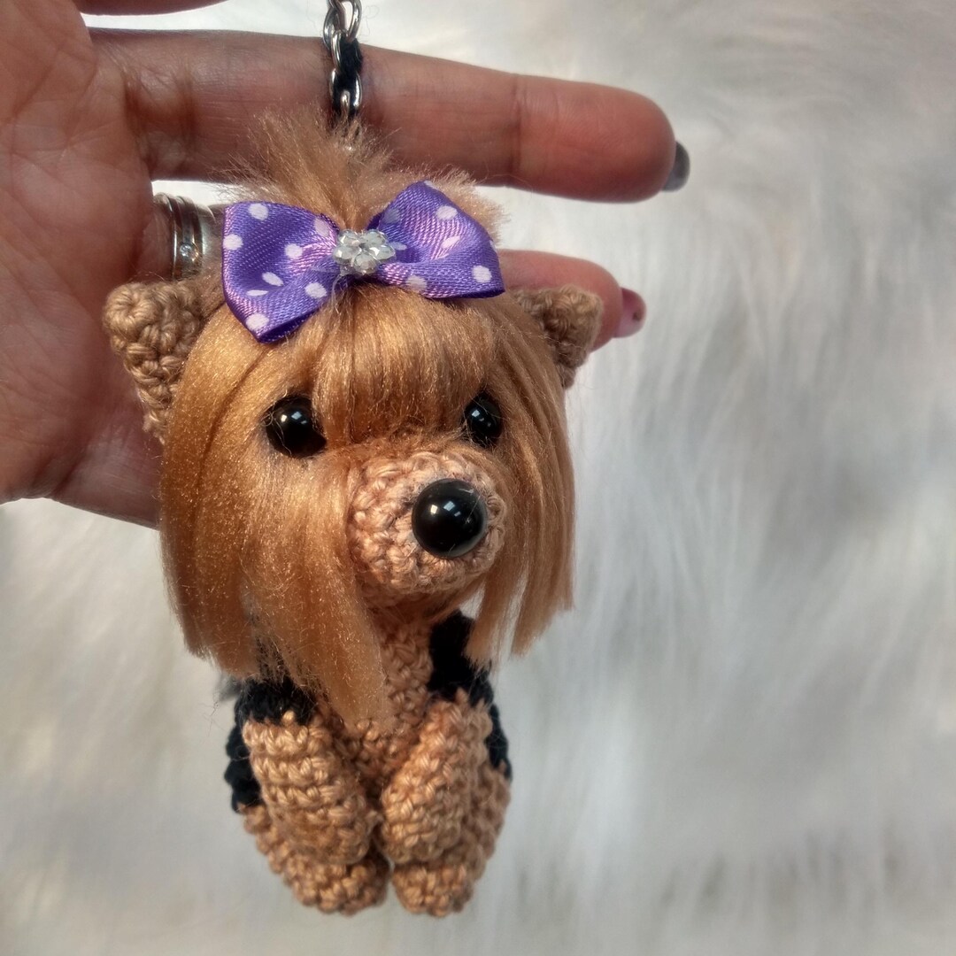 Mini Yorkshire Amigurumi Pattern - Keychain - Etsy