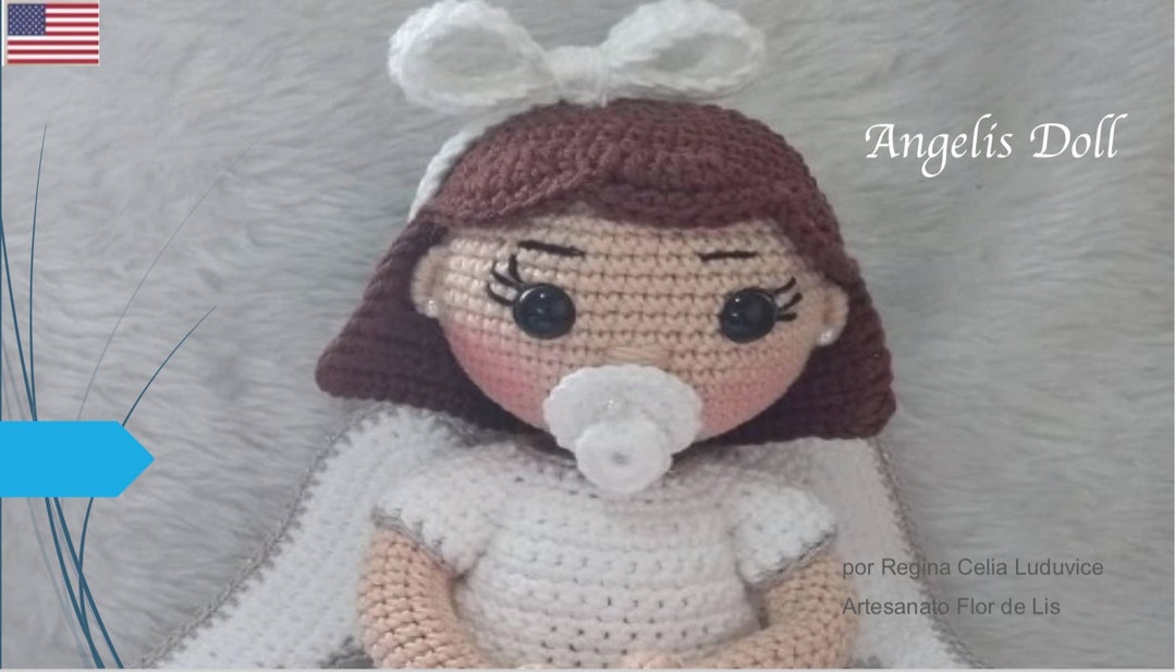 Fleur-de-lis Angel Doll - Amigurumi Crochet Pattern - Etsy