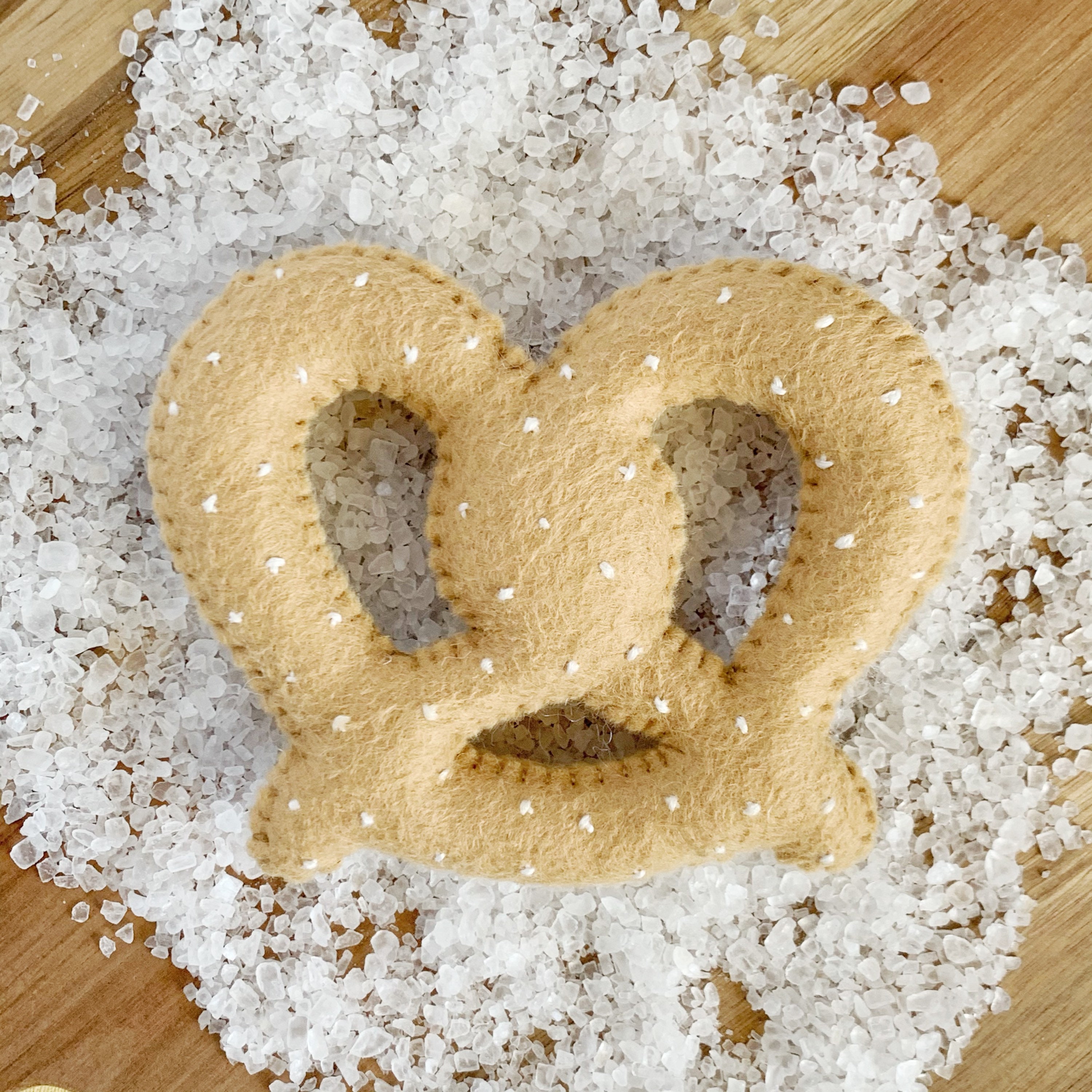 Felt Soft Pretzel Play Food Toy Plush - Etsy